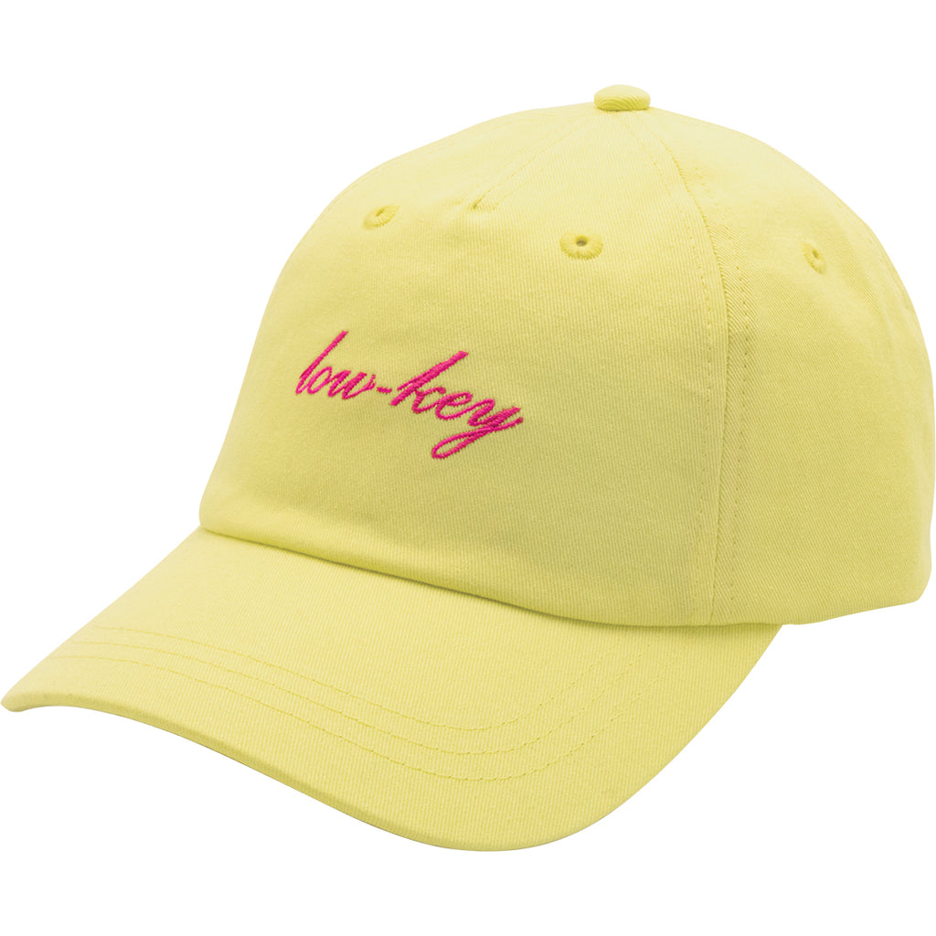 Maddie Low Key Cap - Lemon Yellow Womens | Black Ice – Black Ice
