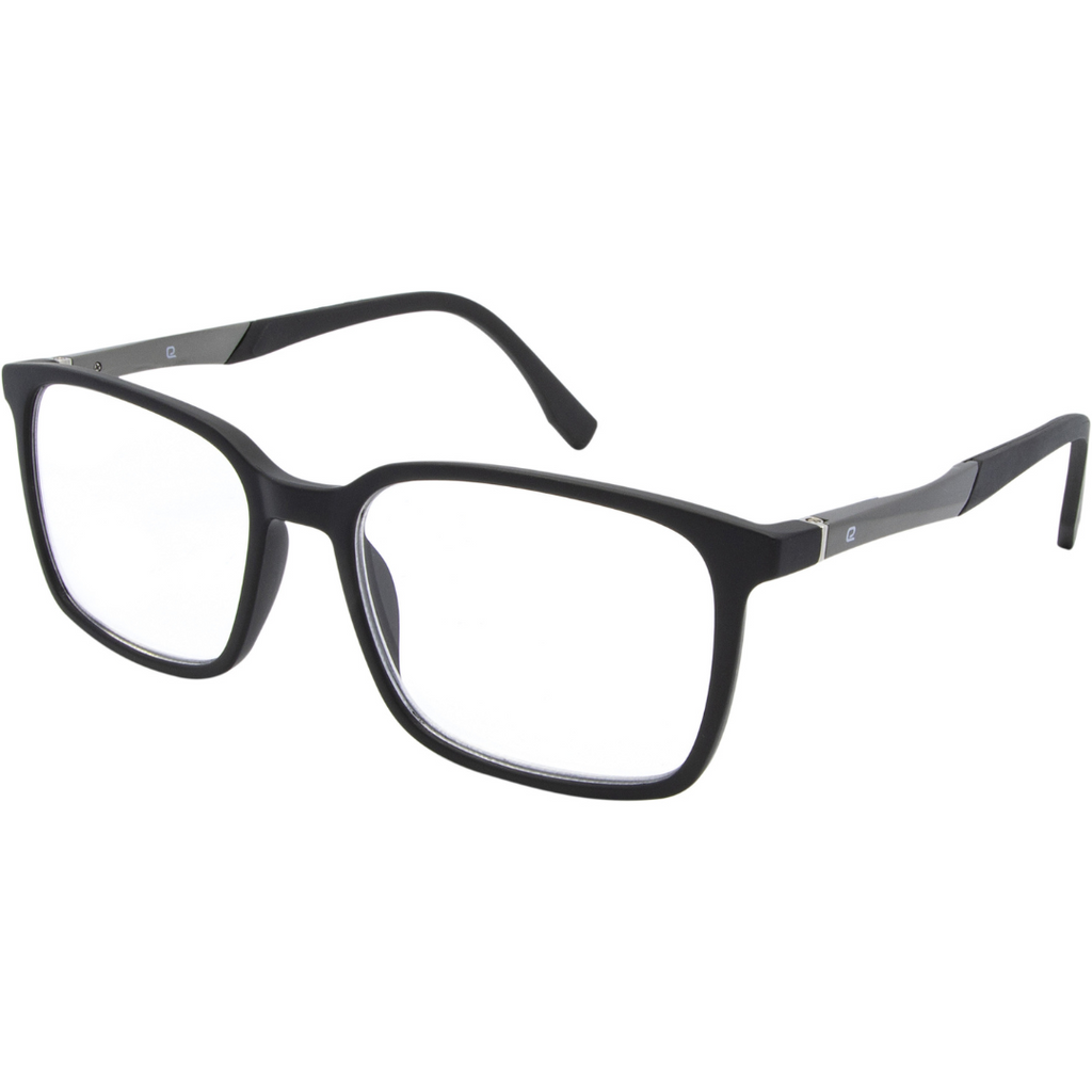 LPM 4150 Black Rectangular Men's Reading Glasses | Black Ice – Black Ice