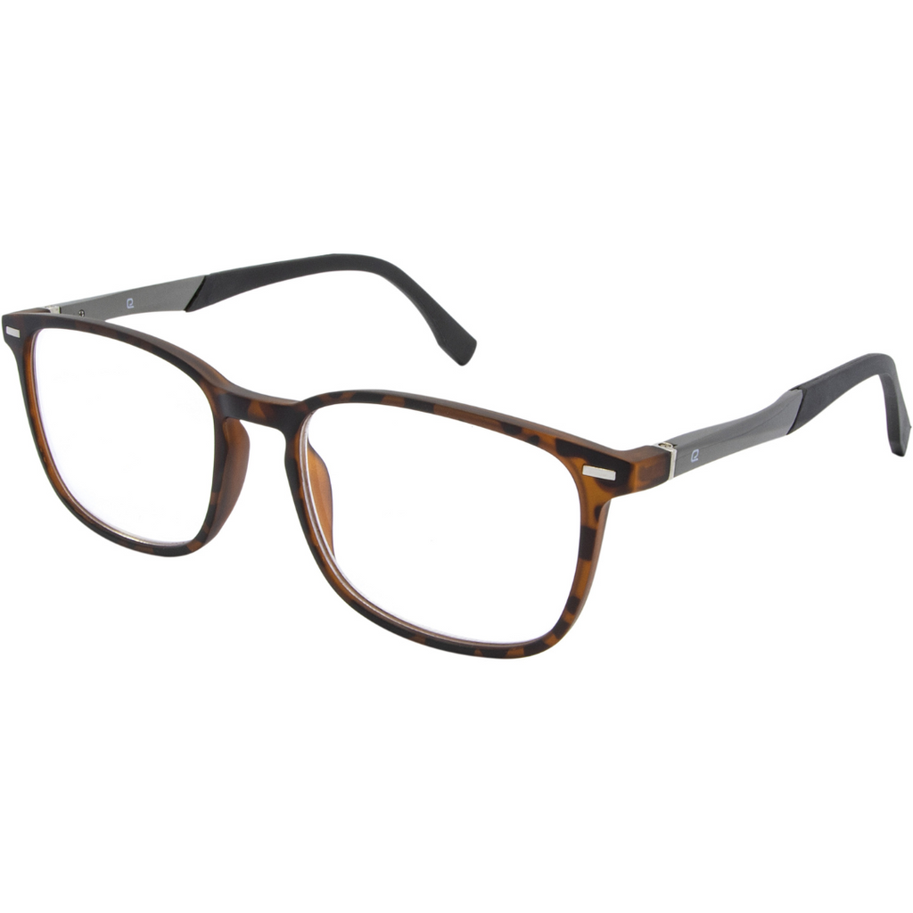 LPM 4151 Tortoise Shell Black Rectangular Men's Reading Glasses | Black ...