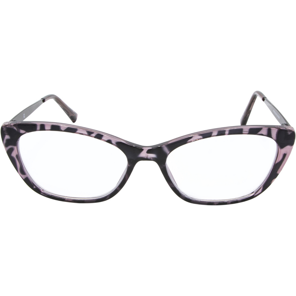 LPM 4154 Tortoise Shell Cat Eye Women's Reading Glasses – Black Ice