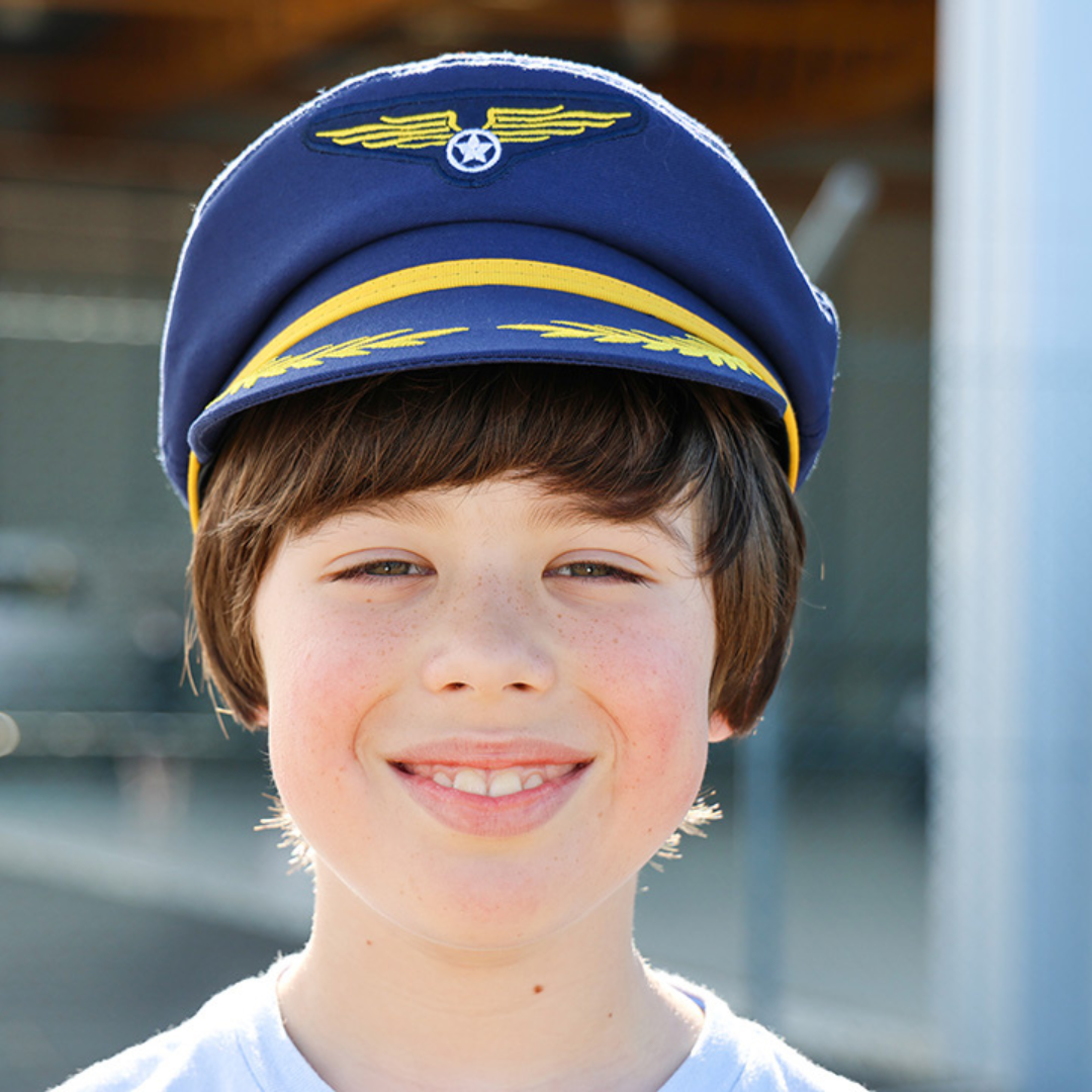 Pilot Kids Hat - Navy Unisex – Black Ice