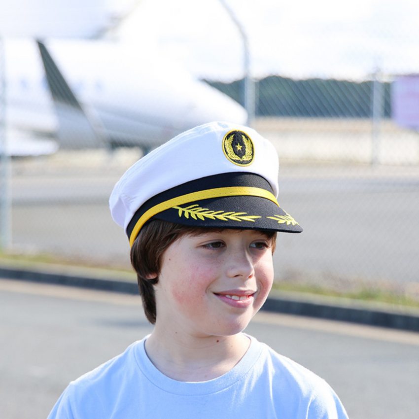 Pilot Kids Hat - White Unisex – Black Ice