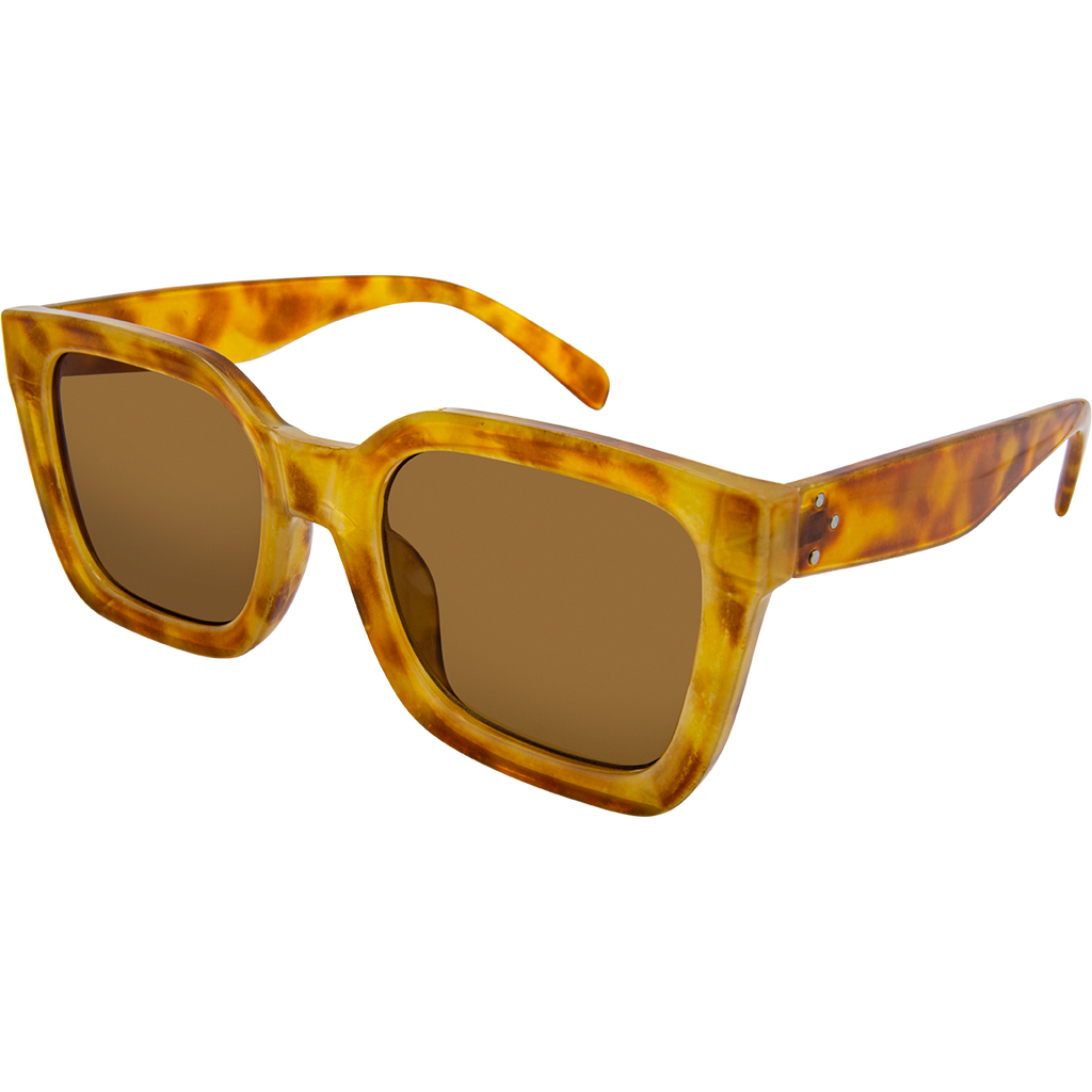 RE 7351 Square Retro Sunglasses – Black Ice