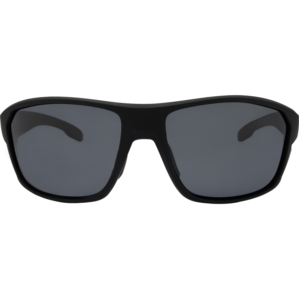Archie Polarised Wrap Around Sunglasses - Black Smoke – Black Ice