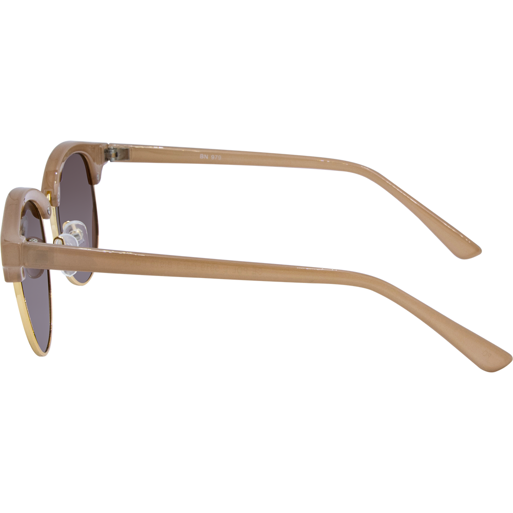 XL 5919 Clubmaster Polarised Brown Sunglasses – Black Ice