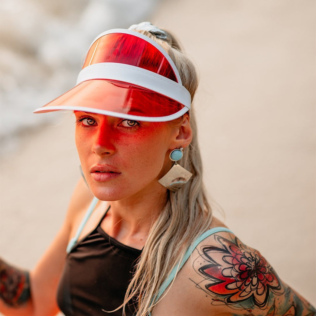 Candy Visor - Red Black Ice – Black Ice
