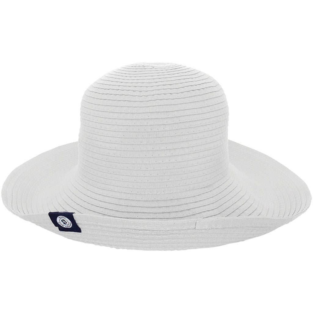 SLSA Crushable Sun Hat White – Black Ice