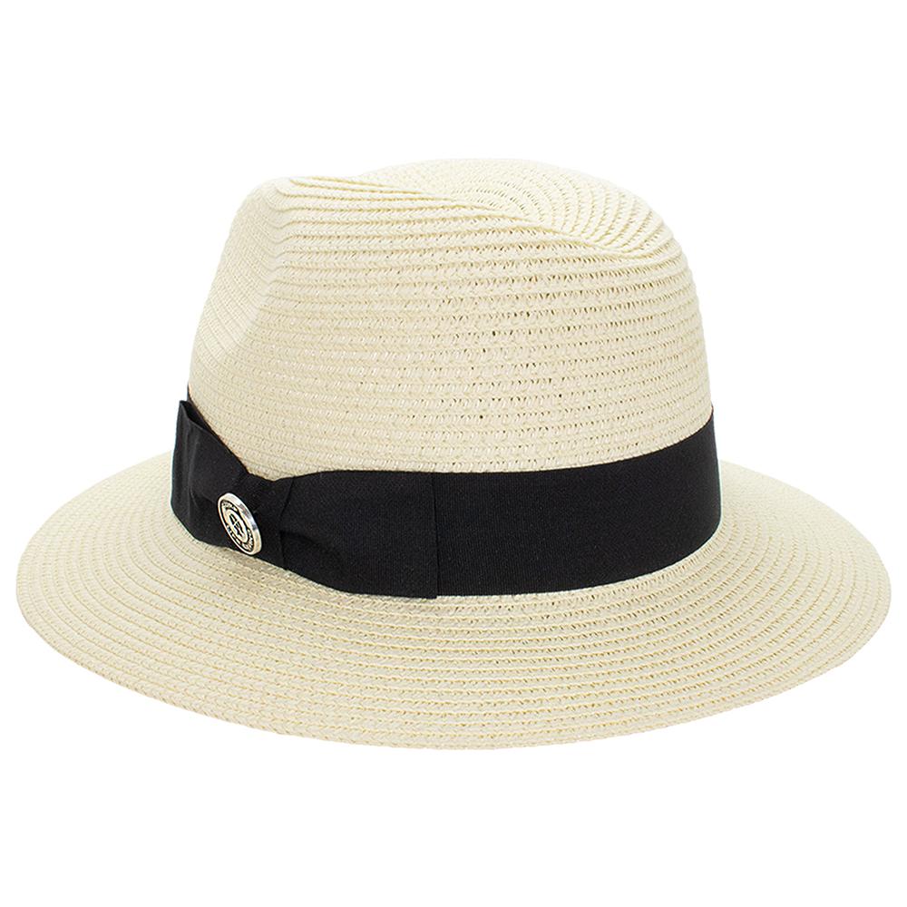 SLSA Panama Hat - Cream Black Ice – Black Ice